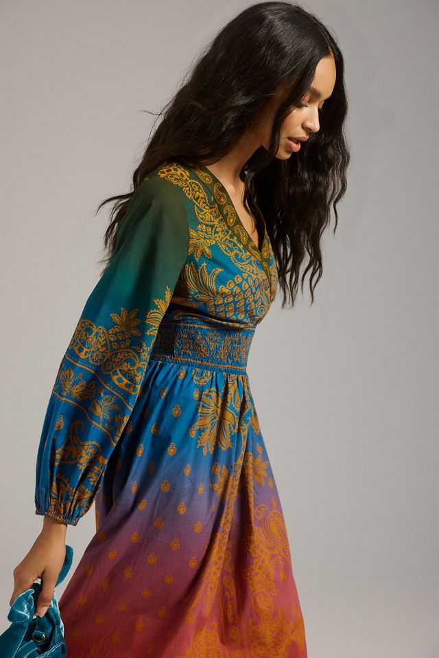 Farm Rio Smocked-Waist Dress | Anthropologie