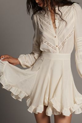 Varley Plus Paisley Half-Zip Mini Dress | Anthropologie