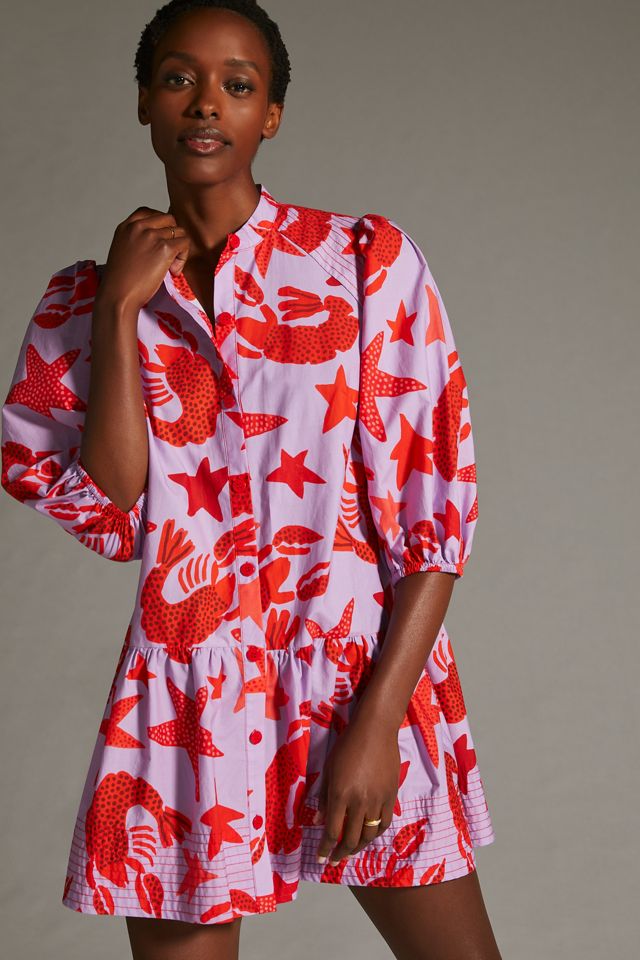 Farm Rio Printed Mini Dress | Anthropologie