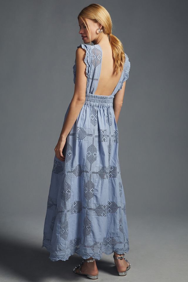 Magali Pascal Eyelet Maxi Dress | Anthropologie