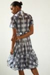Byron Lars Gingham Lace Midi Dress | Anthropologie