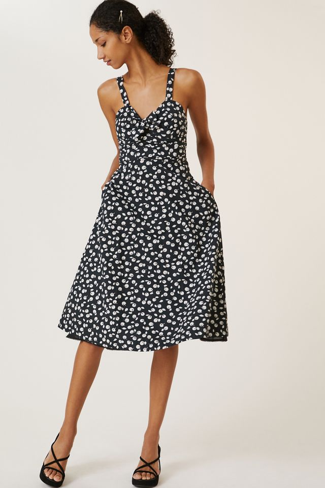 Cecilia Pettersson Tie-Front Midi Dress | Anthropologie UK