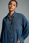 Pilcro Denim Long-Sleeve Buttondown Dress | Anthropologie