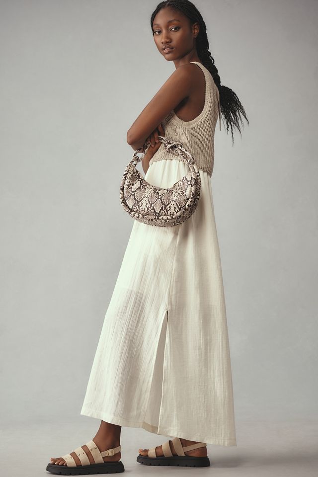 By Anthropologie Sleeveless Sweater Twofer Maxi Dress | Anthropologie