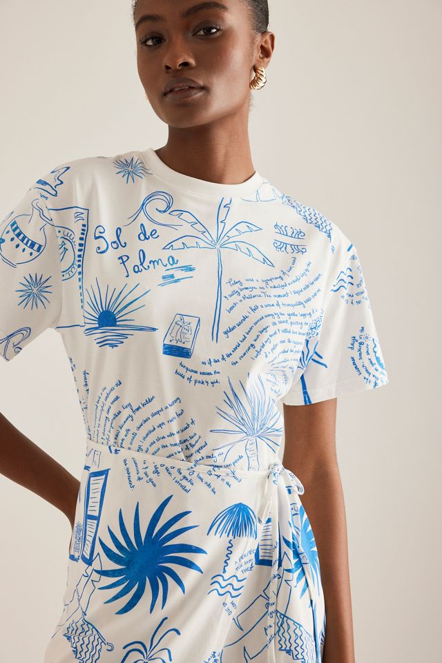 Never Fully Dressed Palma Isla Mini Wrap Dress | Anthropologie UK