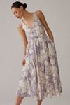 Aureta Studio Side Cutout Midi Dress | Anthropologie