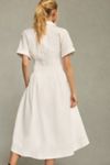 Aureta Studio x Anthropologie Pleated Shirt Dress | Anthropologie