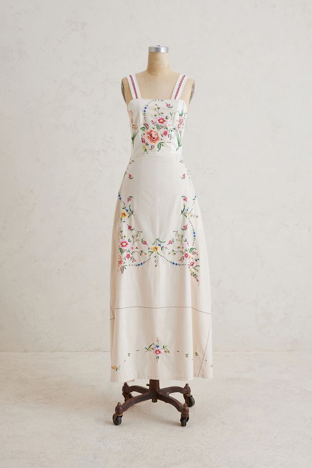 Magpie Vintage Linen Maxi Dress | Anthropologie UK