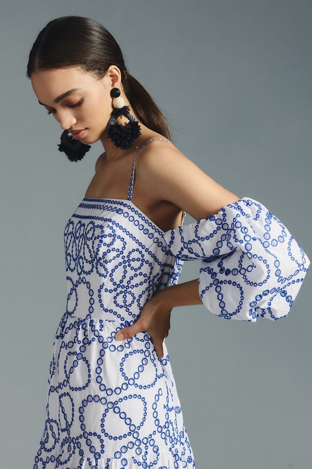 By Anthropologie Puff-Sleeve Eyelet Dress | Anthropologie