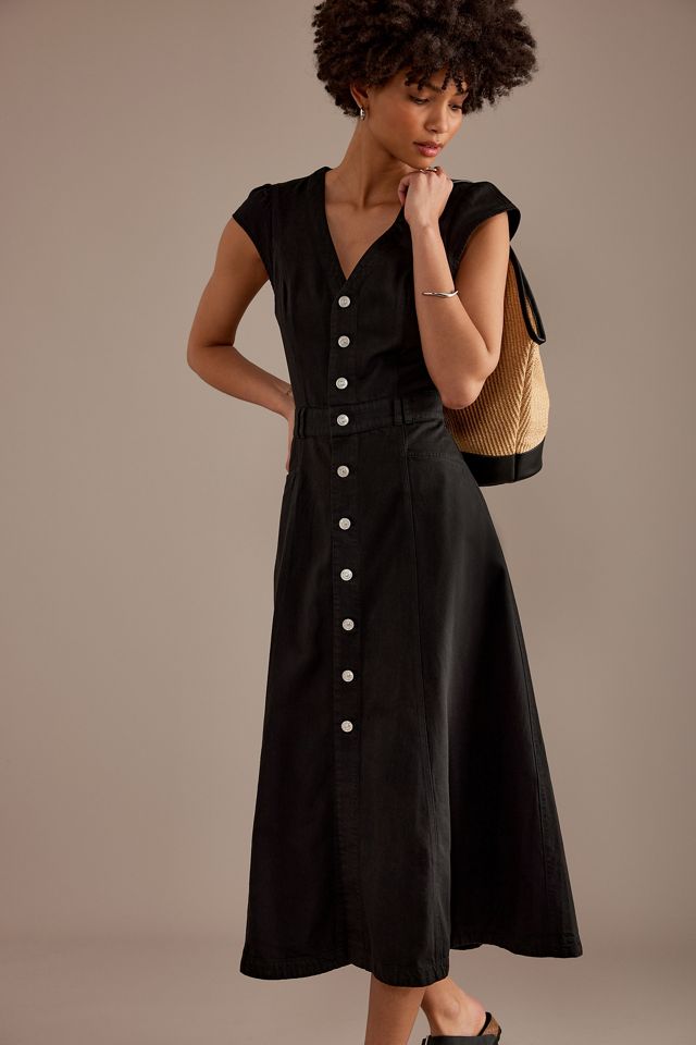 Robe midi en denim Aida PAIGE | Anthropologie FR