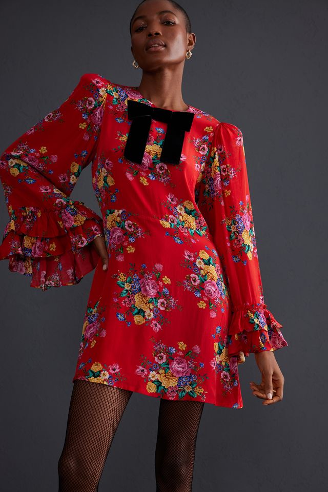 Queens of Archive Flo Still Life Mini Dress | Anthropologie UK