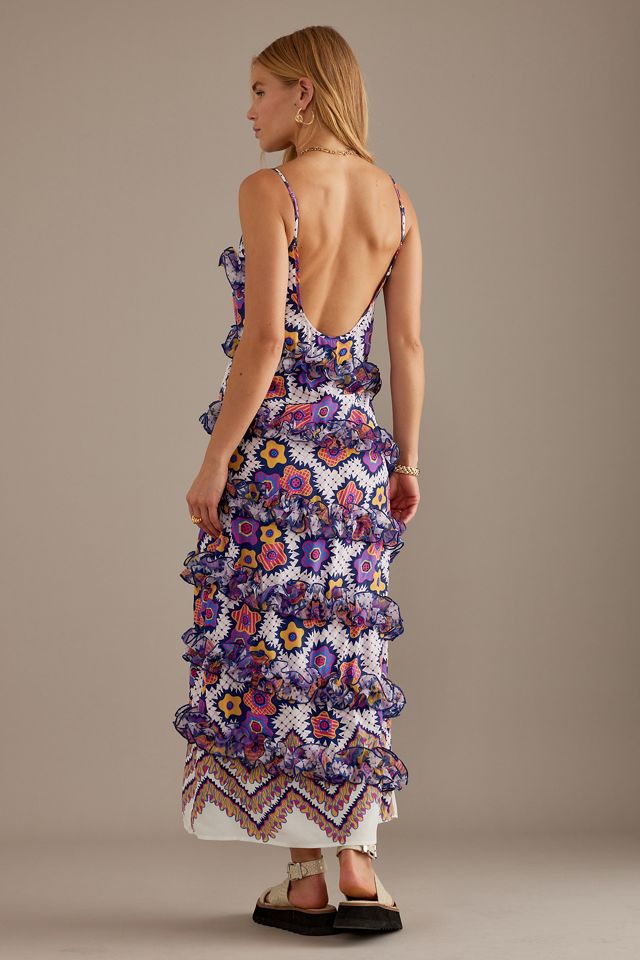 Celia B Hum Ruffle Maxi Dress | Anthropologie UK