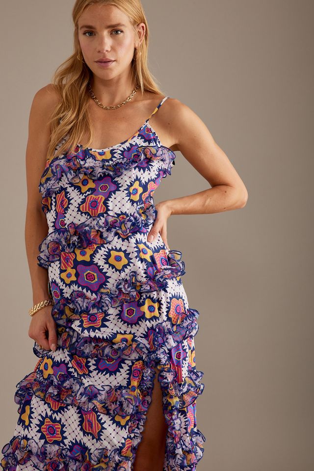 Celia B Hum Ruffle Maxi Dress | Anthropologie UK