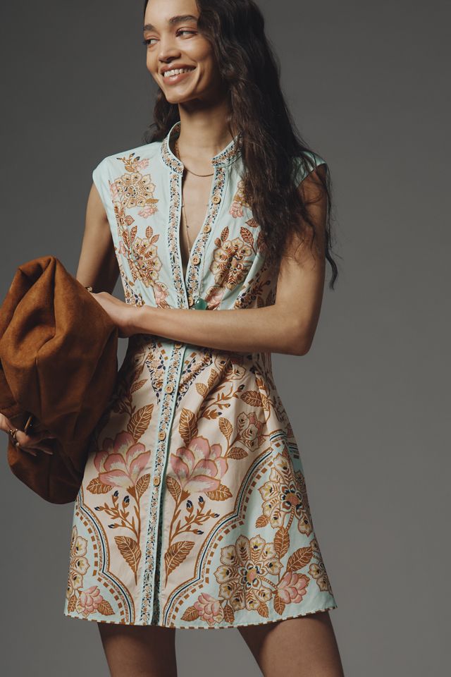 Farm Rio x Anthropologie Sleeveless Mini Dress | Anthropologie