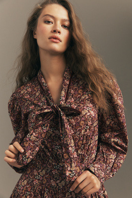 Love The Label Nelly Long-Sleeve Cotton Mini Dress | Anthropologie