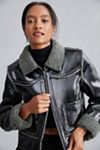 Marrakech Cris Faux Patent Leather Jacket | Anthropologie