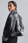 Marrakech Cris Faux Patent Leather Jacket | Anthropologie