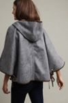 Reversible Hooded Sherpa Cape | Anthropologie