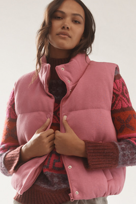 Grey Lab Puffer Vest | Anthropologie