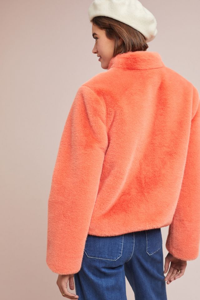 Mango Faux Fur Jacket | Anthropologie