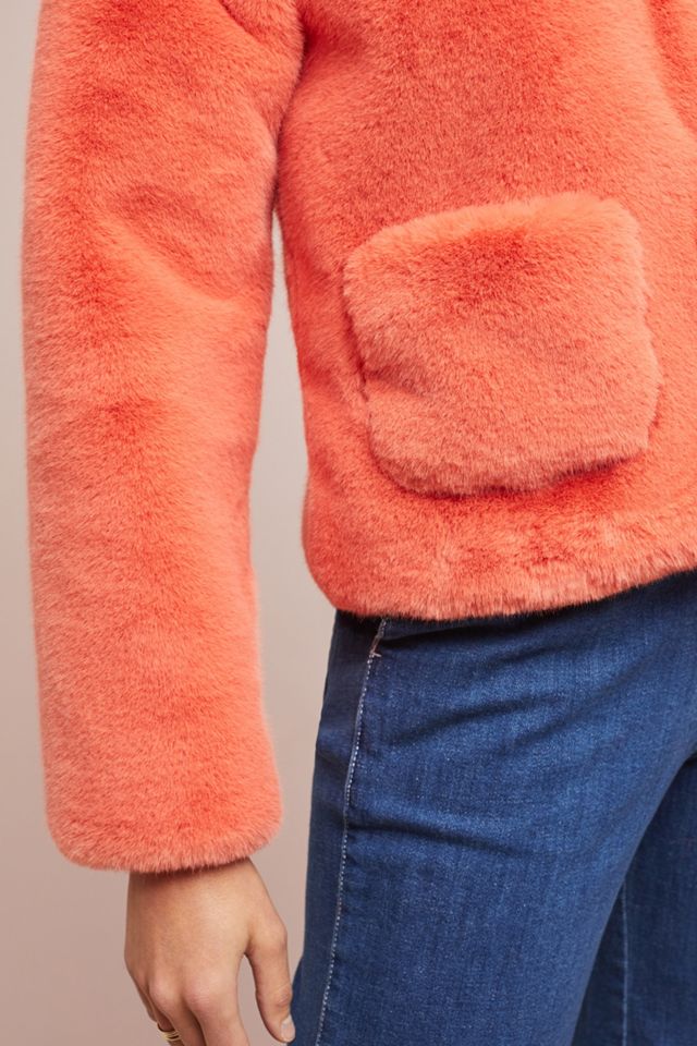 Mango Faux Fur Jacket | Anthropologie