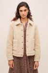 Alexis Faux Fur Trucker Jacket | Anthropologie