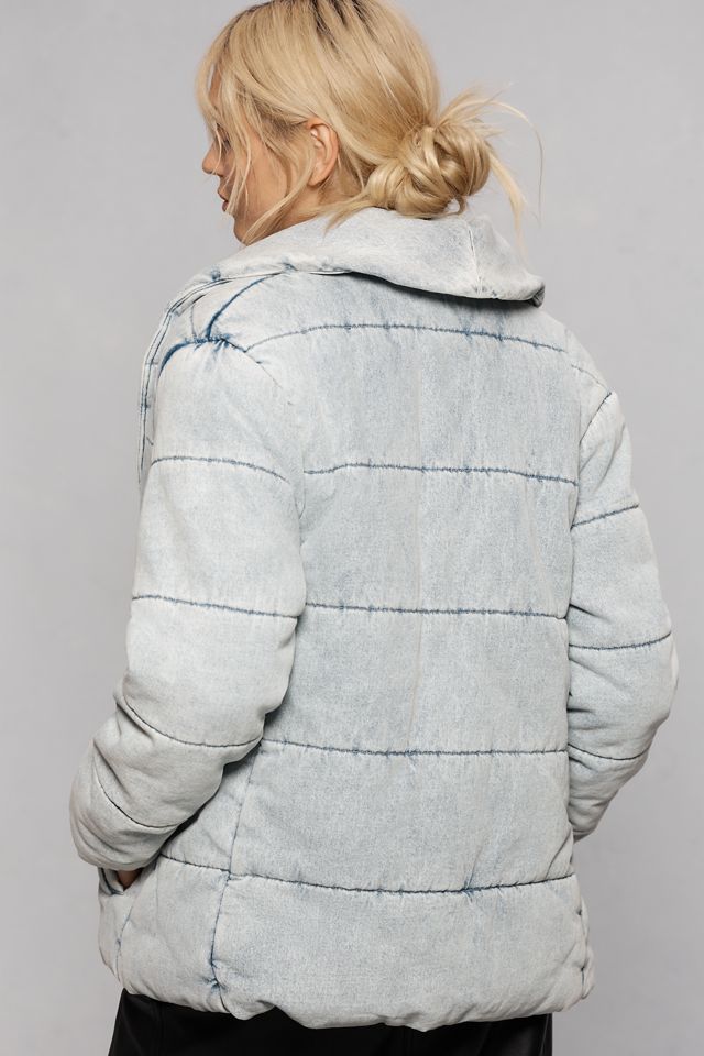 Avec Les Filles Quilted Denim Jacket | Anthropologie