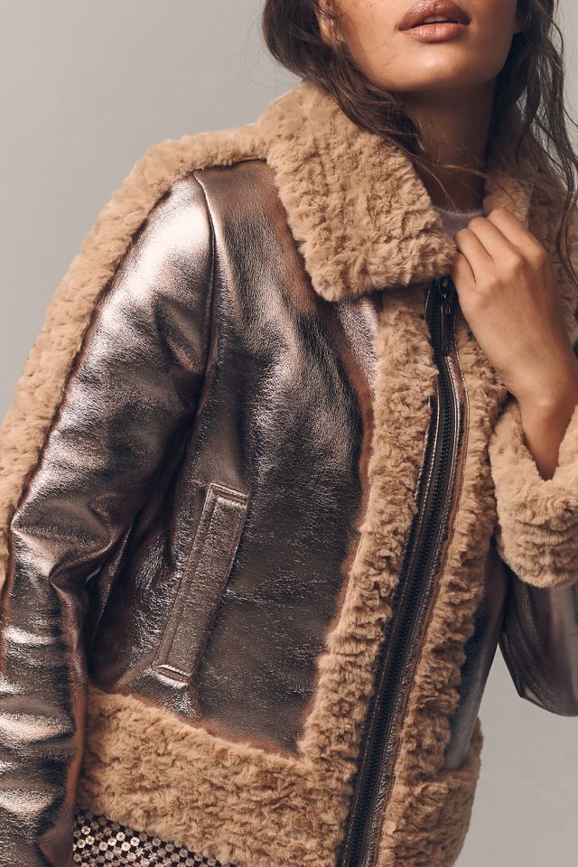Unreal Fur Pilote d'Avion Jacket | Anthropologie