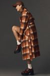 NVLT Plaid Belted Trench Coat | Anthropologie