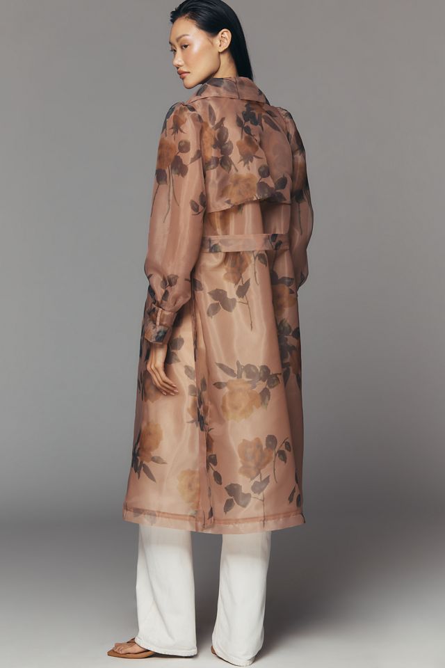 NVLT Organza Trench Coat | Anthropologie