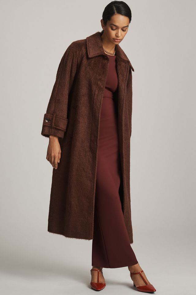 By Anthropologie Textured Maxi Coat | Anthropologie