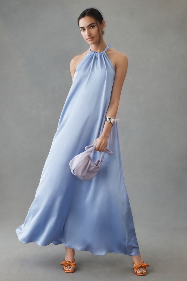 Essentiel Antwerp Daxos Open-Back Halter Dress | Anthropologie