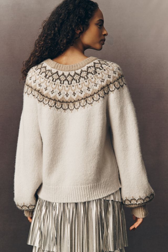 PAIGE Misha Crew-Neck Wool-Blend Sweater | Anthropologie