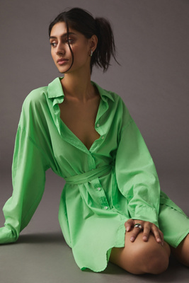 Velvet by Graham & Spencer Addison Belted Shirt Dress | Anthropologie