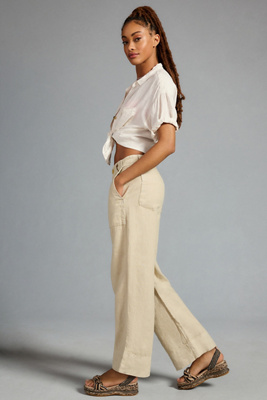 Velvet by Graham & Spencer Dru Linen Pants | Anthropologie