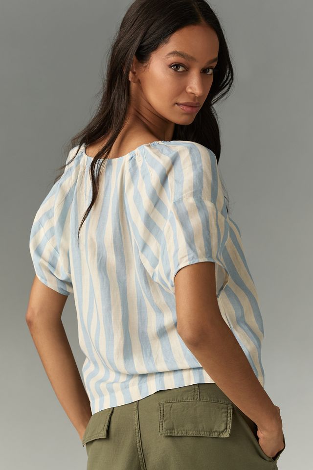 Velvet by Graham & Spencer Katy Linen Top | Anthropologie