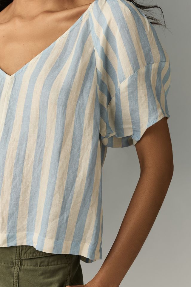 Velvet by Graham & Spencer Katy Linen Top | Anthropologie