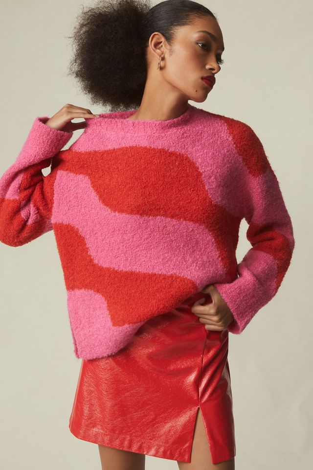 Marimekko Intuitio Taifuuni Knit Wool Pullover Sweater | Anthropologie