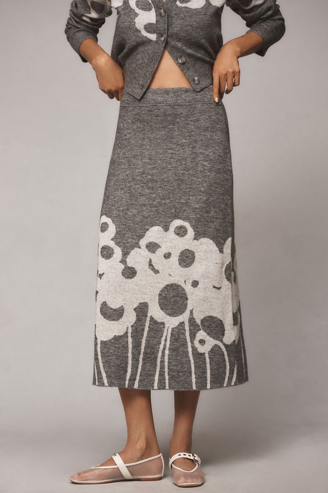 Marimekko Pieli Lammet Knit Skirt | Anthropologie