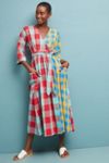 Mara Hoffman Plaid Maxi Dress | Anthropologie