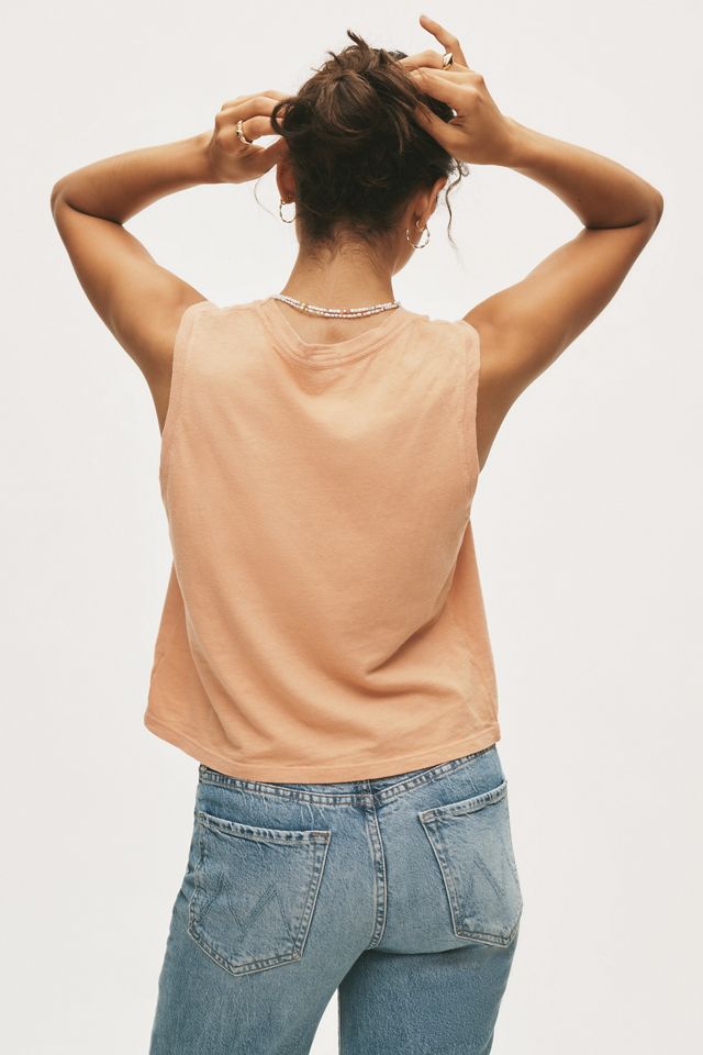 MOTHER The Strong and Silent Type Latitude Attitude Tank | Anthropologie