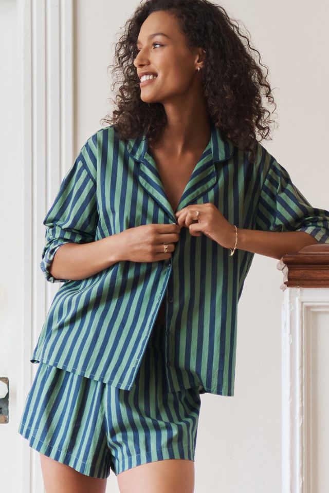 THE GREAT. SLEEP The Smocked Pajama Shorts | Anthropologie