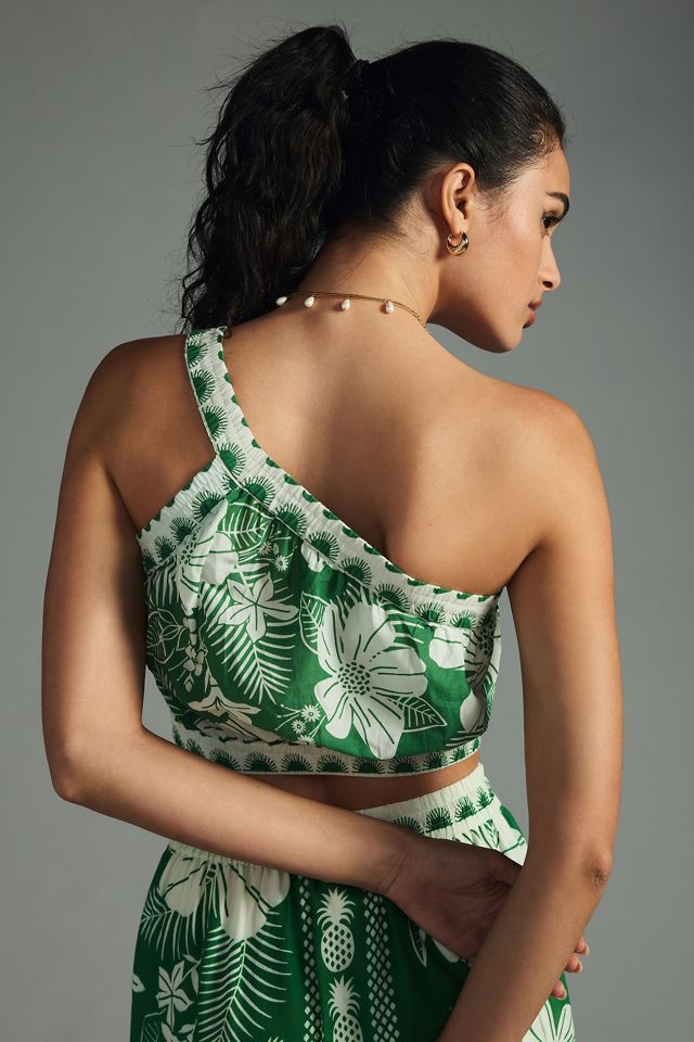 Farm Rio Macaw Elegance Crop Top | Anthropologie