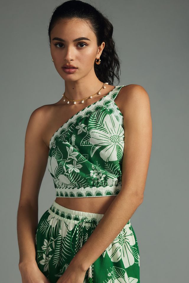 Farm Rio Macaw Elegance Crop Top | Anthropologie