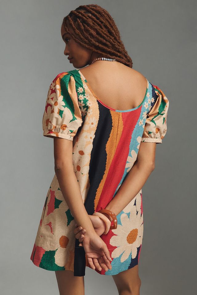 Farm Rio Super Fun Daisy Mini Dress | Anthropologie