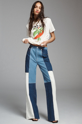 Farm Rio Patch Wide-Leg Jeans | Anthropologie