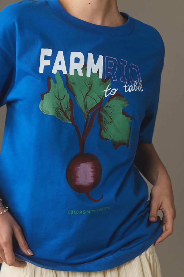 Farm Rio Beet Farm Relaxed Graphic Tee | Anthropologie