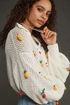 Farm Rio Crochet Fruit Blouse | Anthropologie