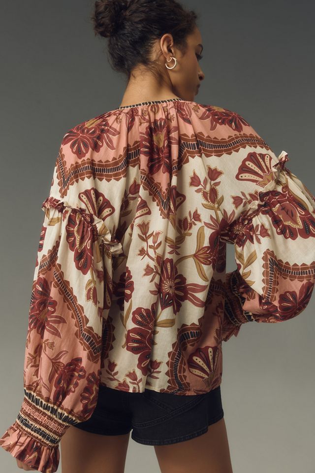 Farm Rio Riad Blouse | Anthropologie