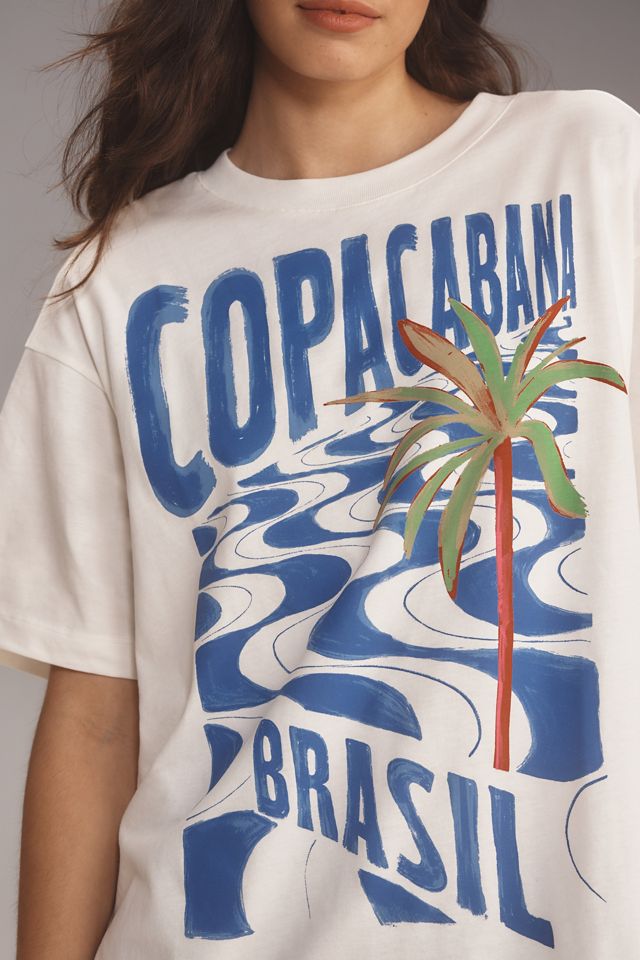 Farm Rio Copacabana Relaxed Graphic Tee | Anthropologie